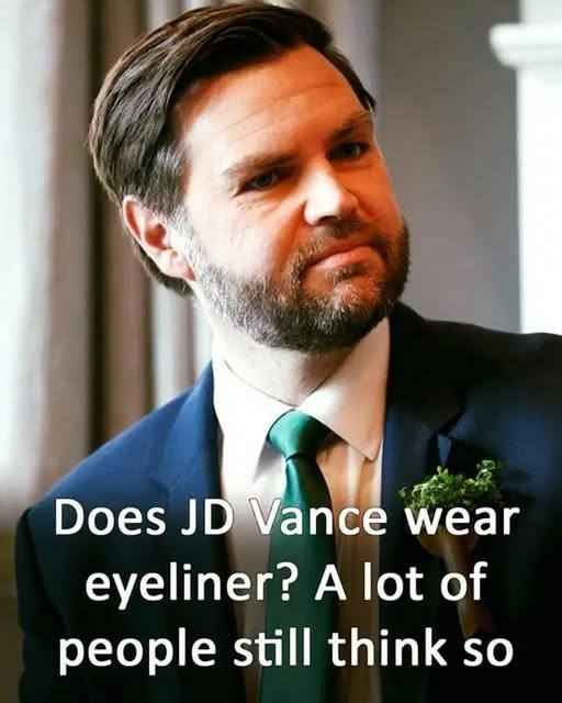 JD Vance’s Eyelashes Spark Controversy: Does He Wear Eyeliner? - News US